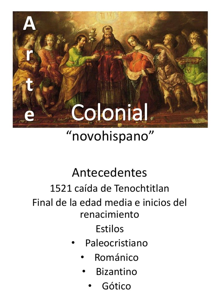 Arte Colonial Novohispano en México | PDF | Escultura | Nueva españa
