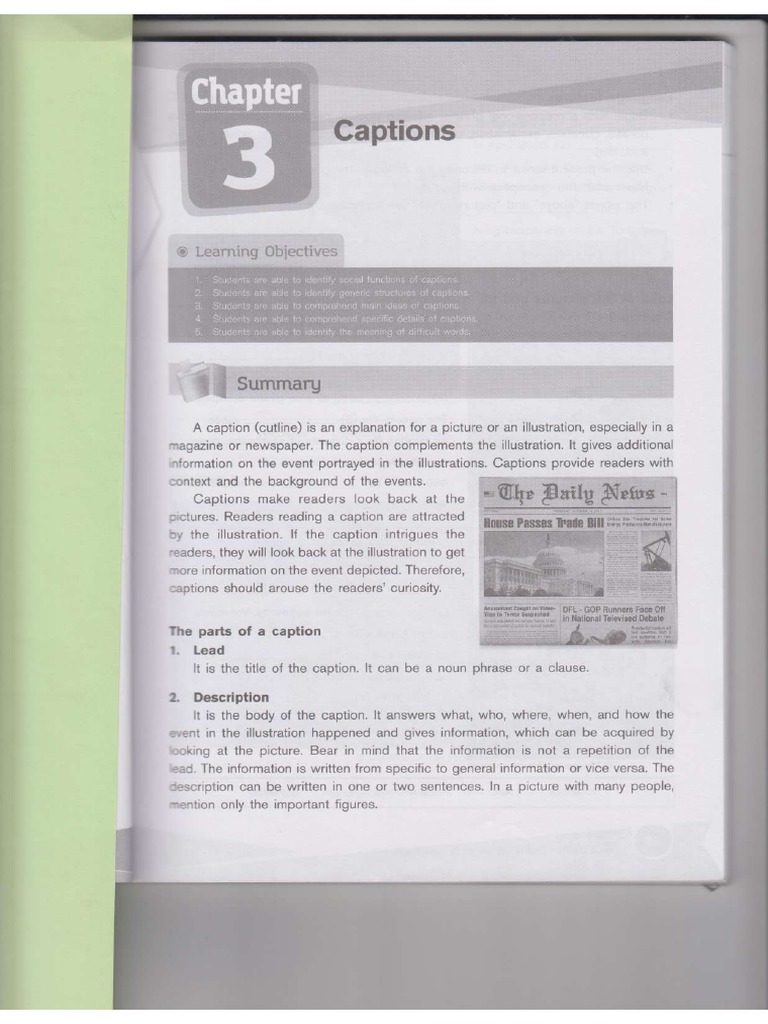Latihan Caption | PDF