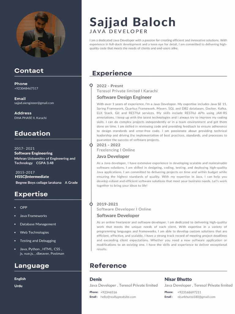 Sajjad 2 May 2023 CV Java | PDF