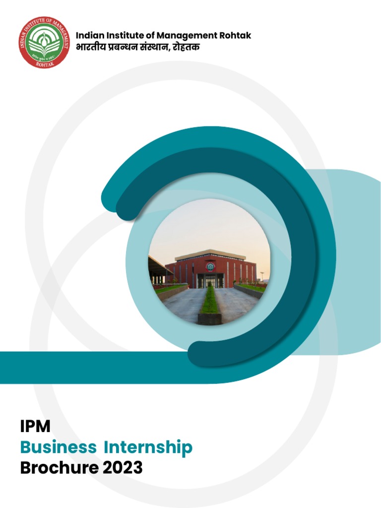 IPM Summer Internship Brochure 2023-24 | PDF