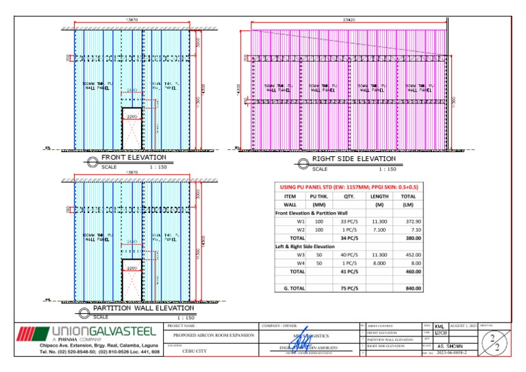 Plan Layout Mets Logistics Cebu FP | PDF