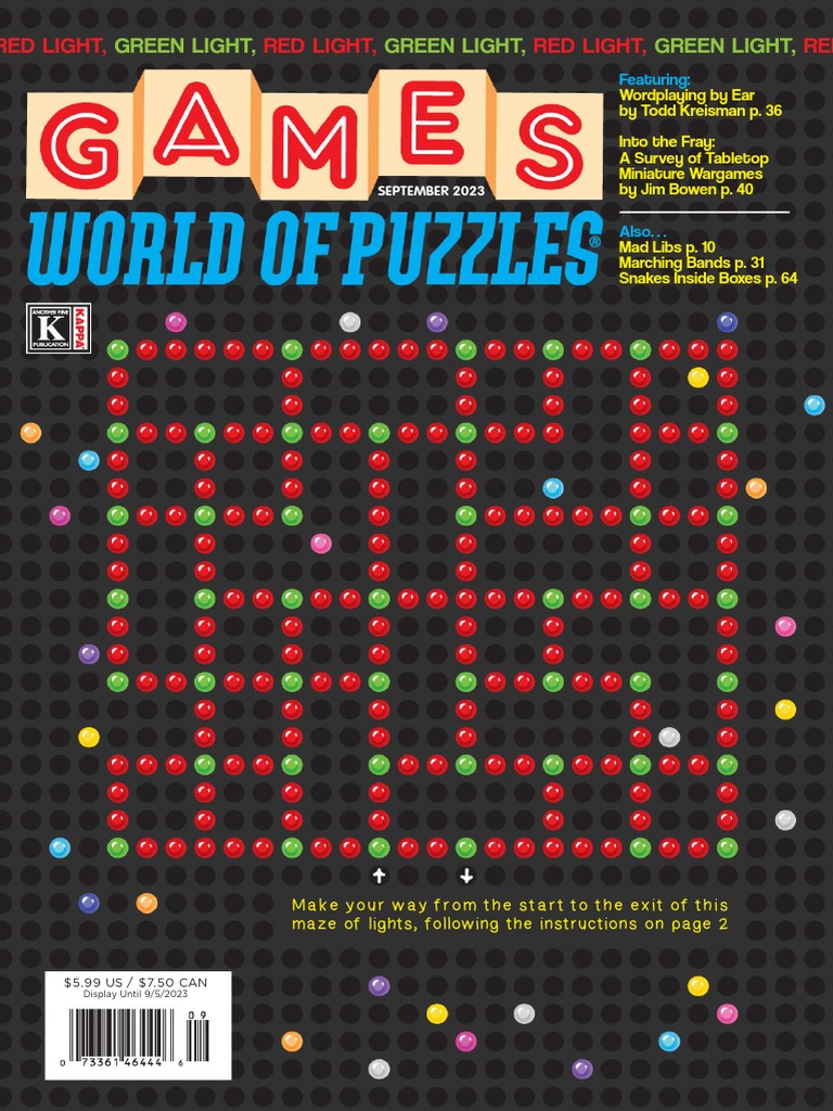 Games World of Puzzles September 2023 | PDF