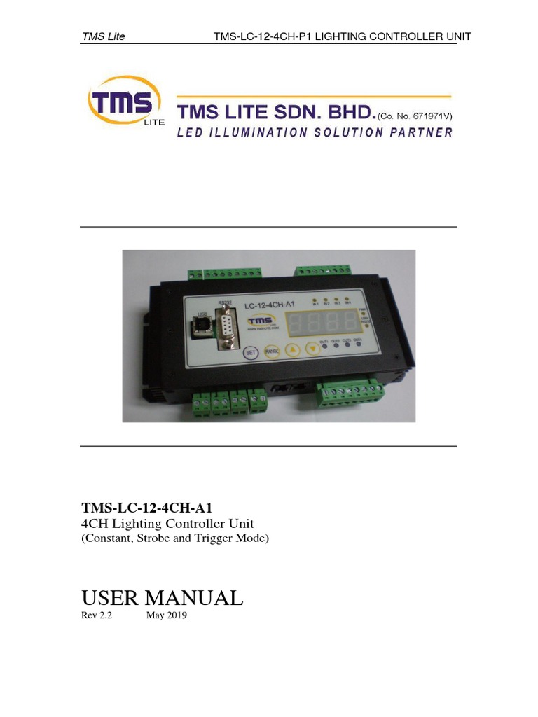 Tms-Lc-12-4ch-A1 Rev2 - 2 | PDF | Power Supply | Parameter (Computer ...