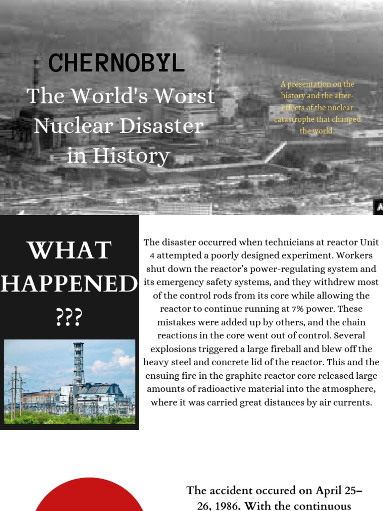 The Chernobyl Disaster Pdf