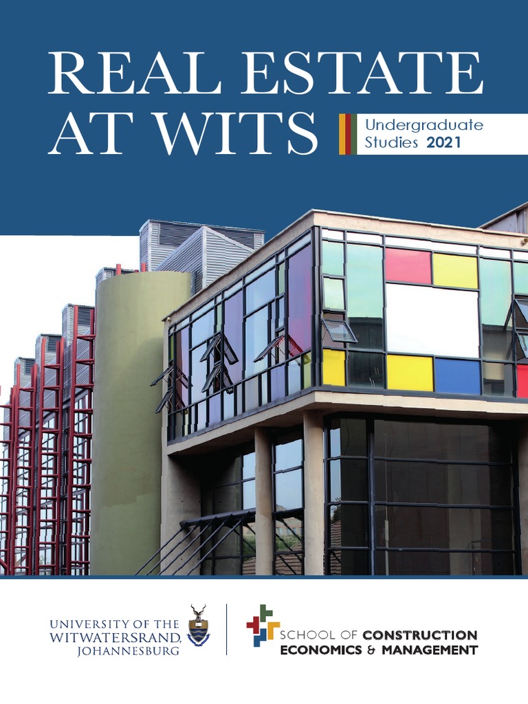 Real Estate at Wits Undergrad Prospectus 2021 | PDF | Valuation ...