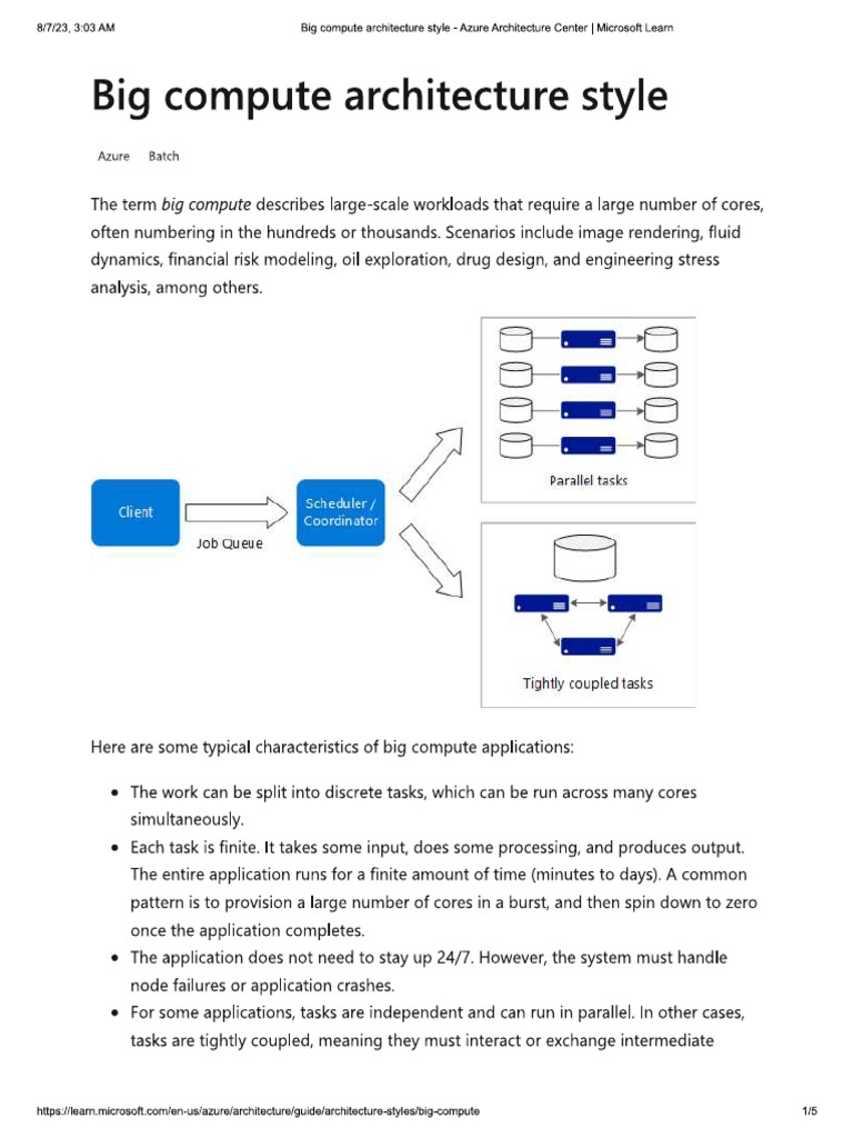 Compute Architecture Style | Pdf