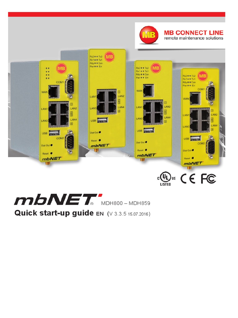 mbNET 800-859 Quickstart-EN | PDF