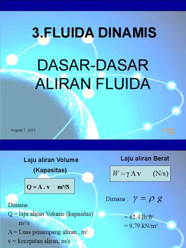 5 - Dasar Aliran Fluida | PDF