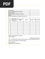 Form Xiii - Workman Register | PDF