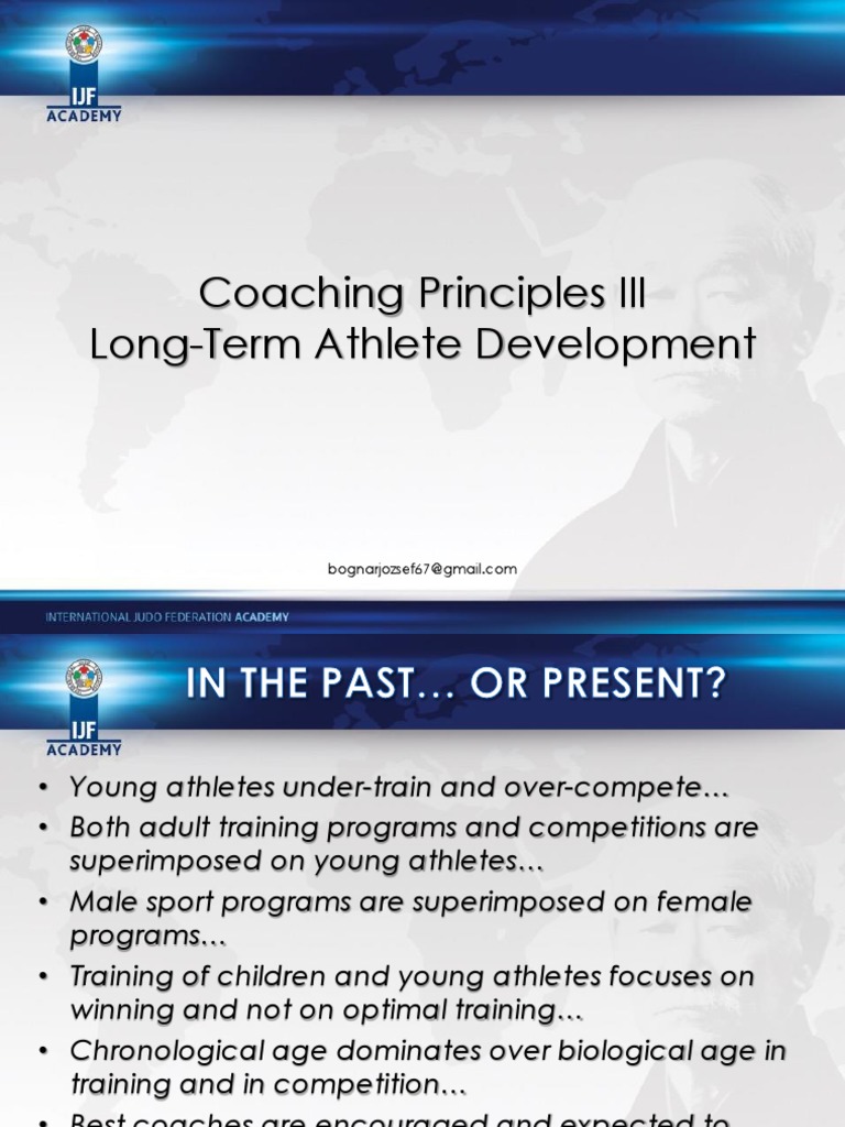 UCJI EN PPT Long Term Athlete Development | PDF | Learning | Sports