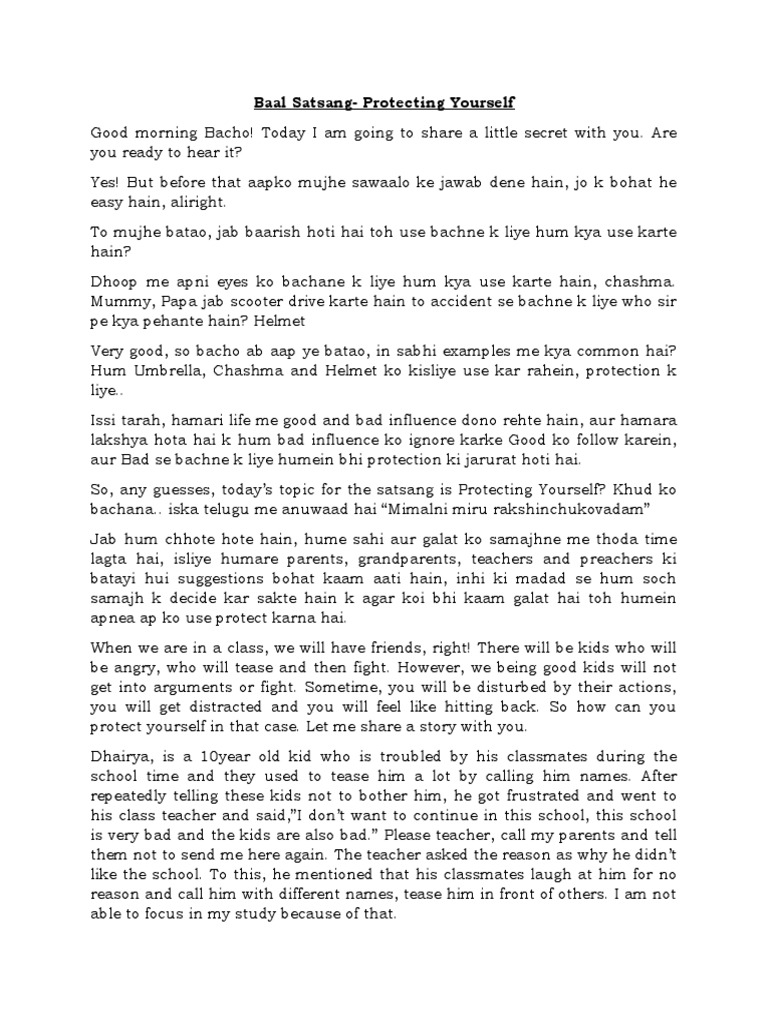 ProtectingYourself From Bad Influence | PDF | Classroom ...