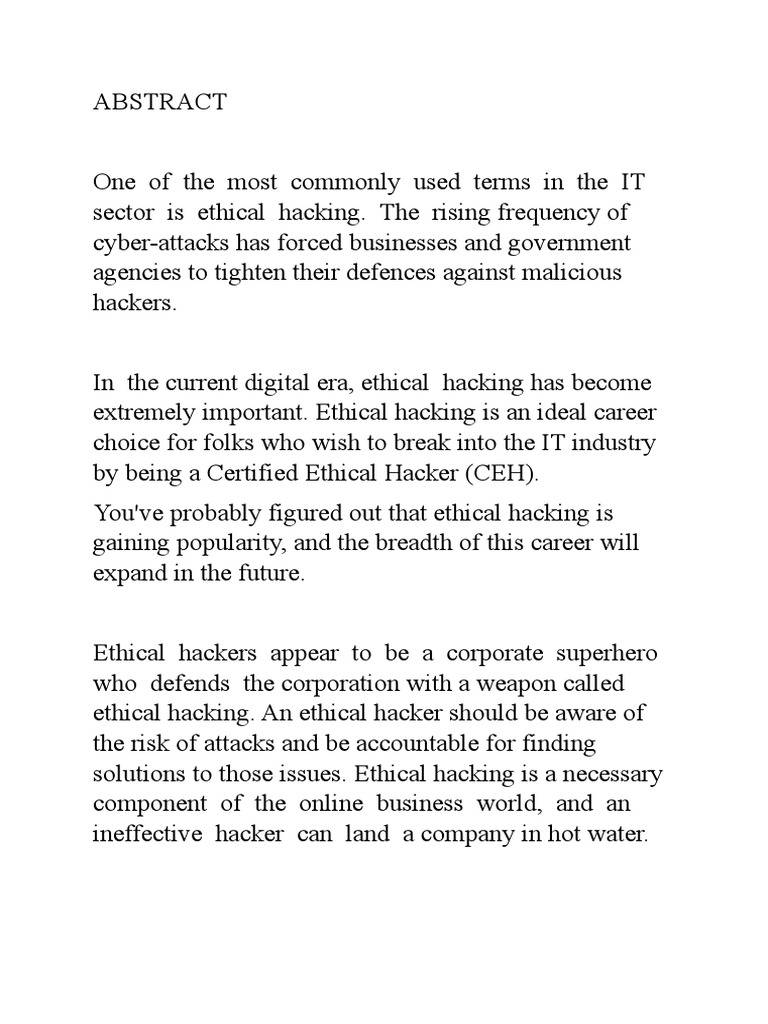 Abstract | PDF | Security Hacker | Computer Security