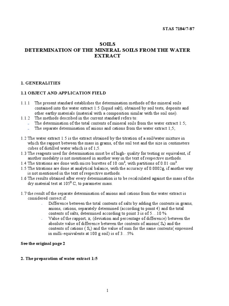 Stas 7184 7 1997 en | PDF | Chemistry | Titration
