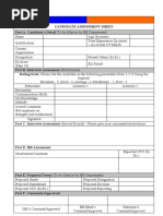 Staff Vetting Template | PDF