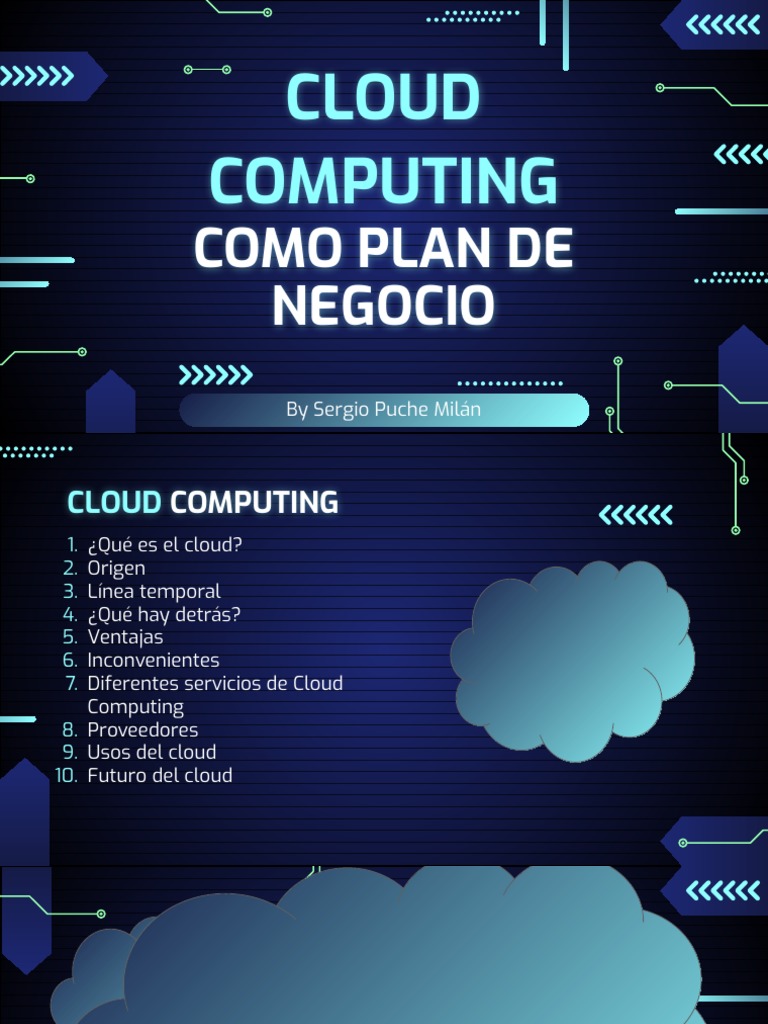 Colud Computing Sergio Puche Milán AO | PDF | Computación en la nube | Software como servicio