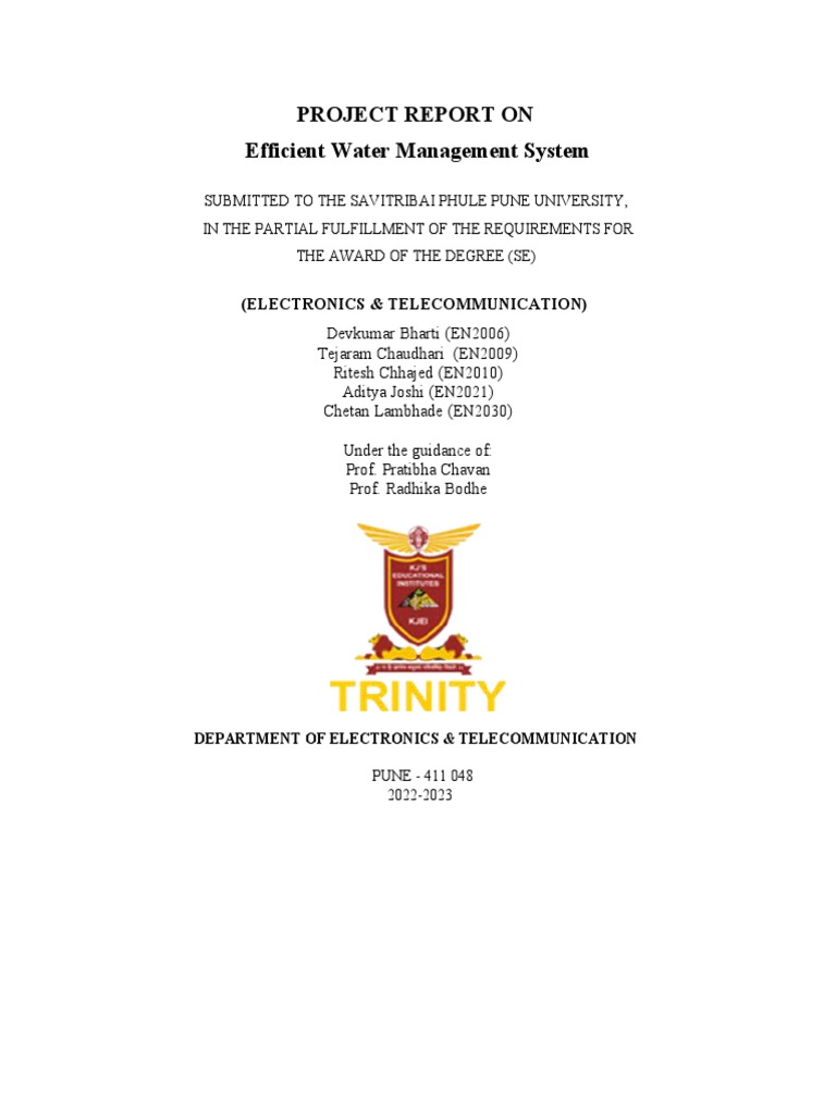 Efficient Water Management System | PDF | Operational Amplifier | Amplifier