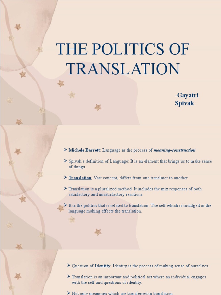 Translation and Identity Politics | PDF | Translations | Feminism