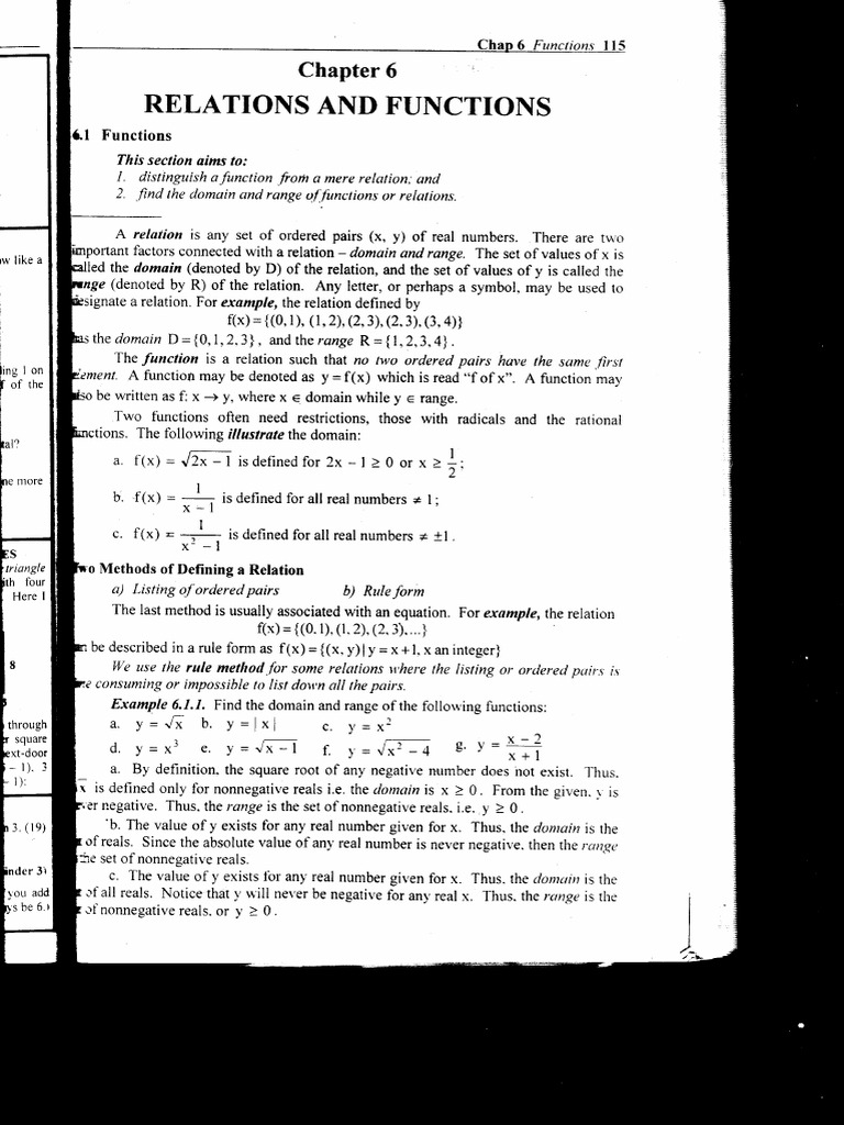 CollegeAlgebra Chapter6 Functions IMG 20140923 0001 | PDF | Function (Mathematics) | Numbers