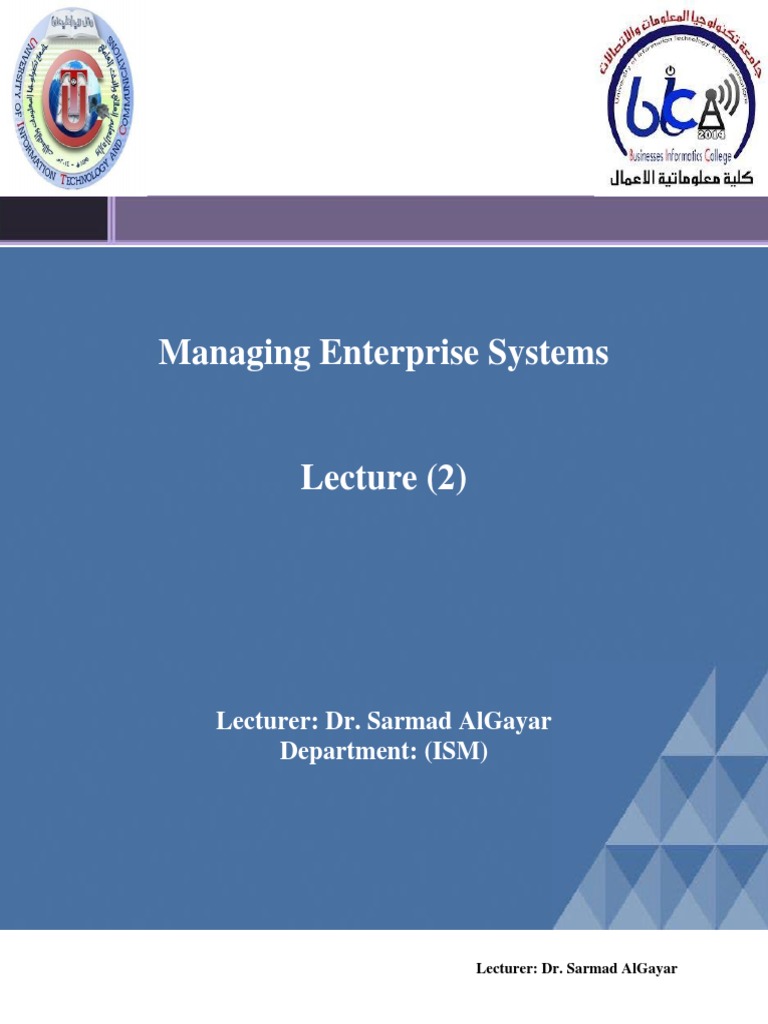 2 Evolution of ERP L2 | PDF | Enterprise Resource Planning | Business Process