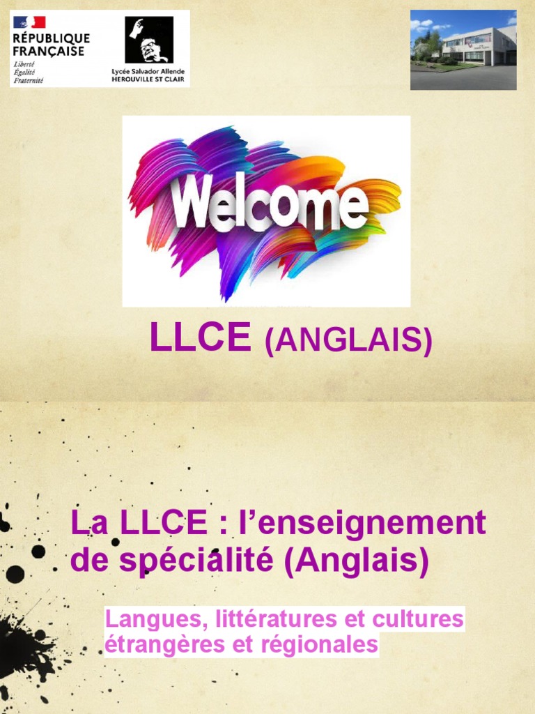 Presentation Llce Anglais Allende-1 | PDF