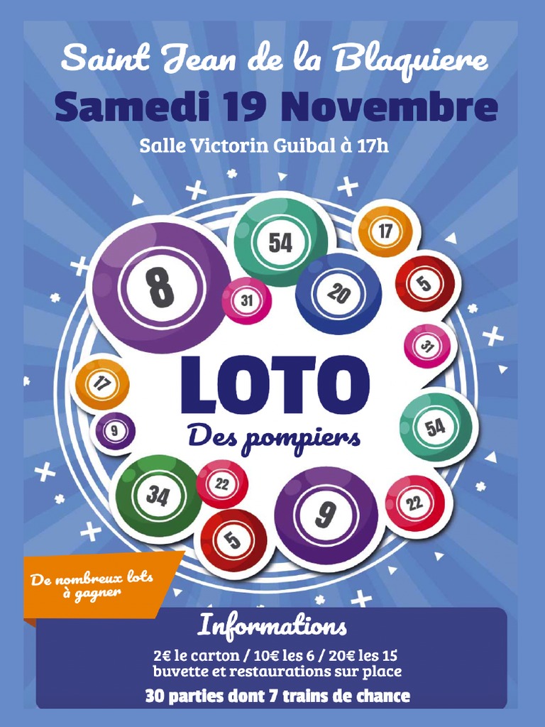 Affiche Loto Pompier | PDF