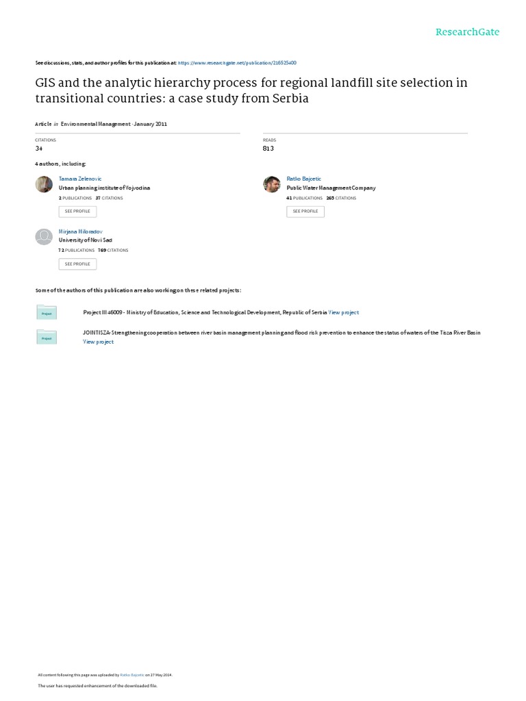 (Reference 7) GIS - AND - THE - ANALYTIC - HIERARCHY - PROCESS - FOR ...