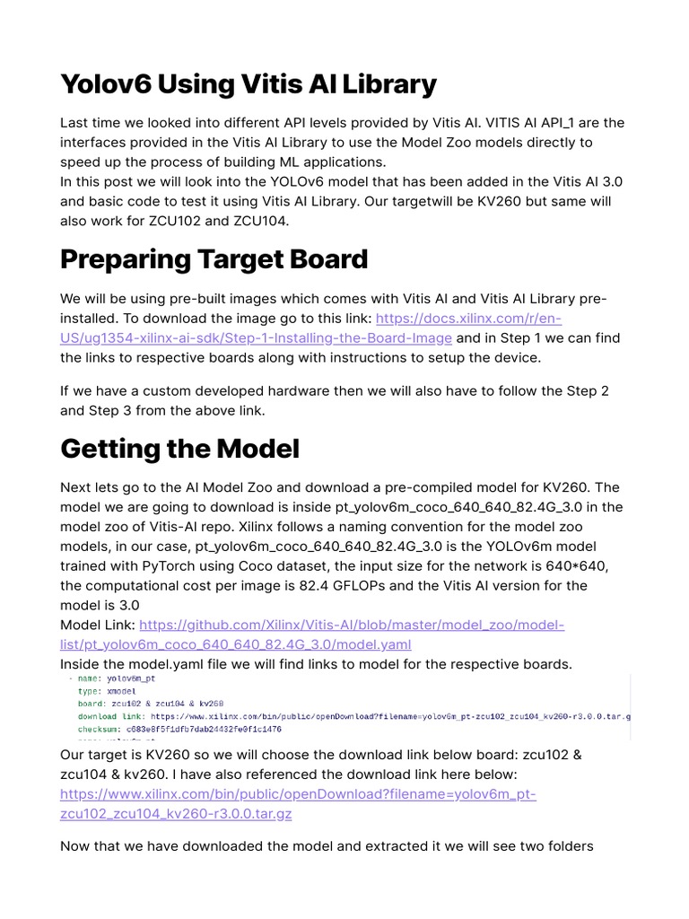Yolov6 Using Vitis AI Library | PDF | Computer File | Artificial ...