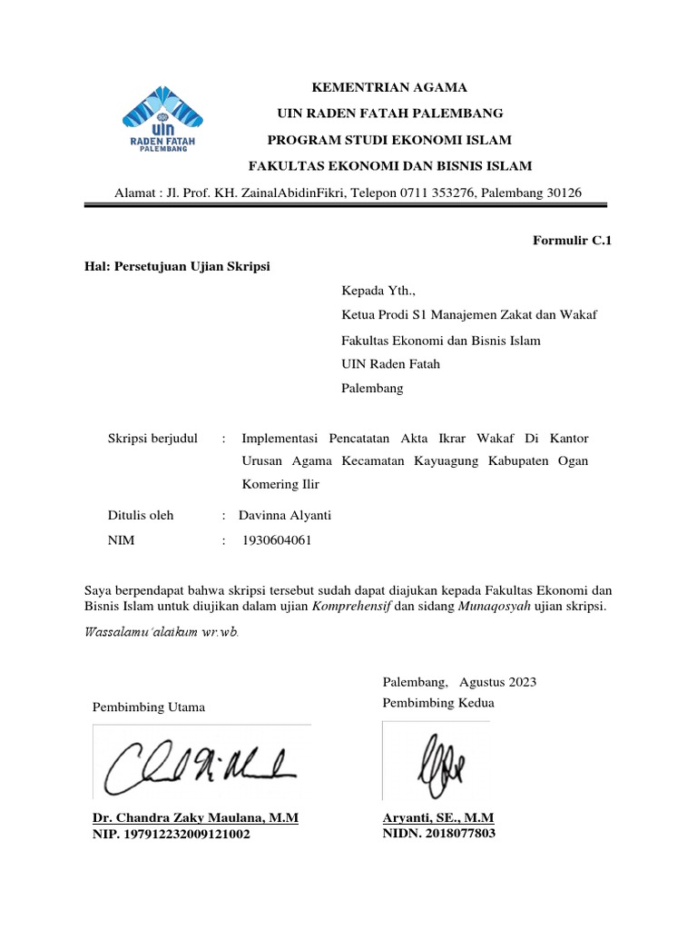 form-C1-dan-C2 Davinna | PDF