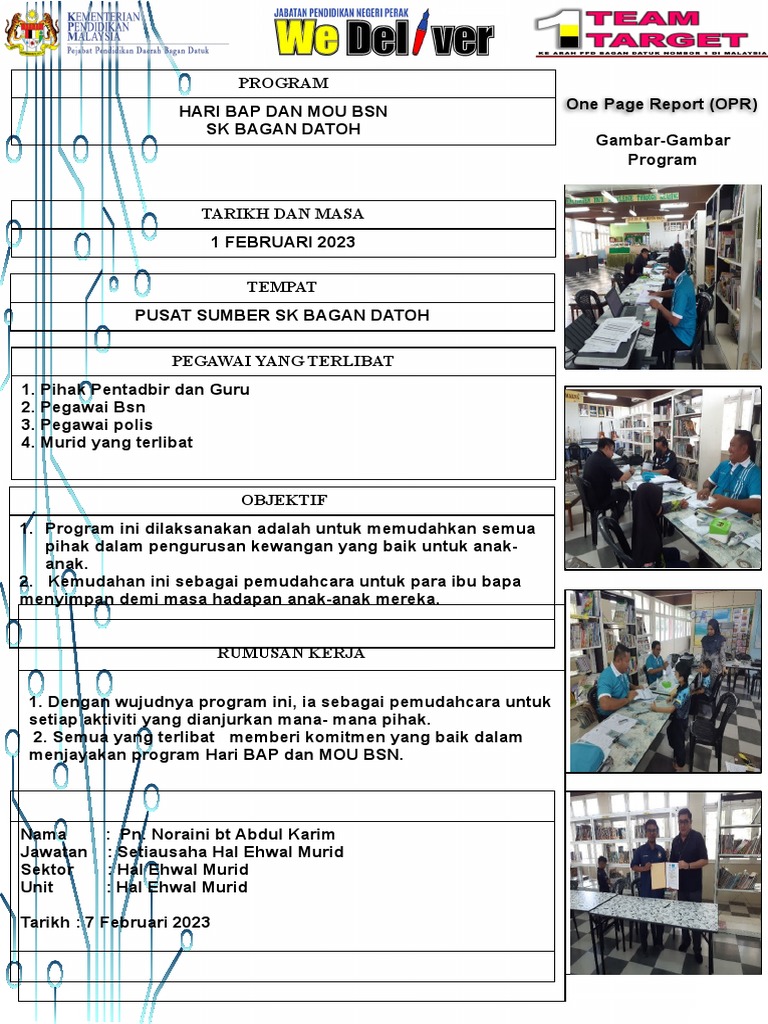 OPR 1 Feb Hari BAP | PDF