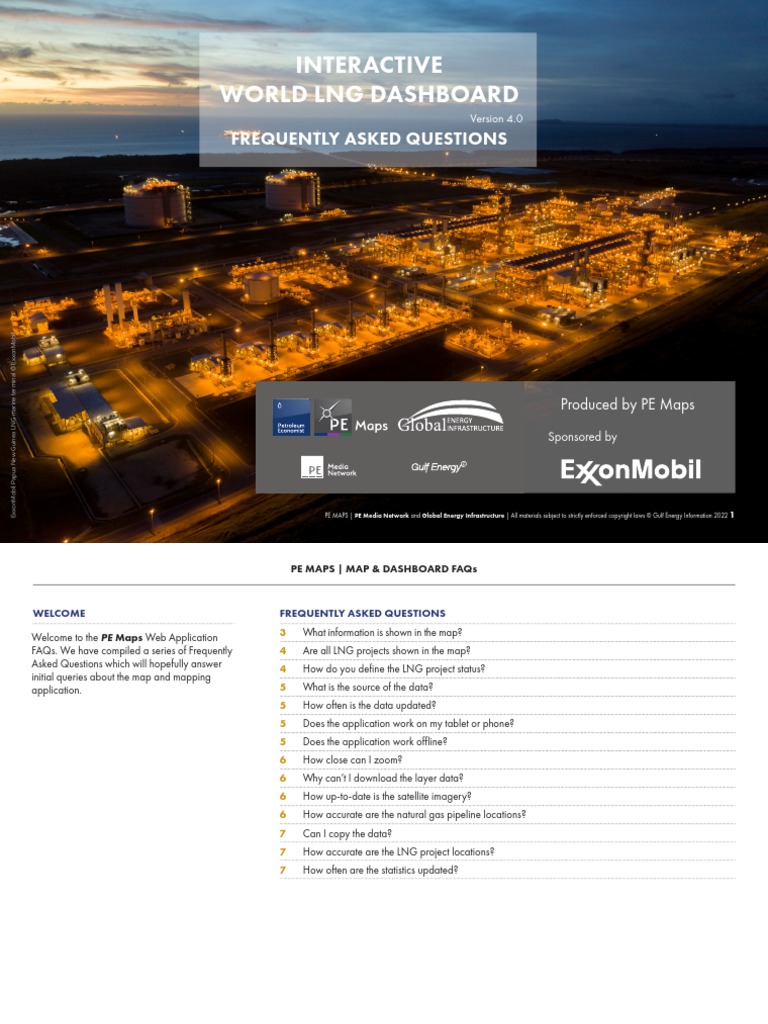 Interactive LNG Map - FAQs V4.0 | PDF | Liquefied Natural Gas ...