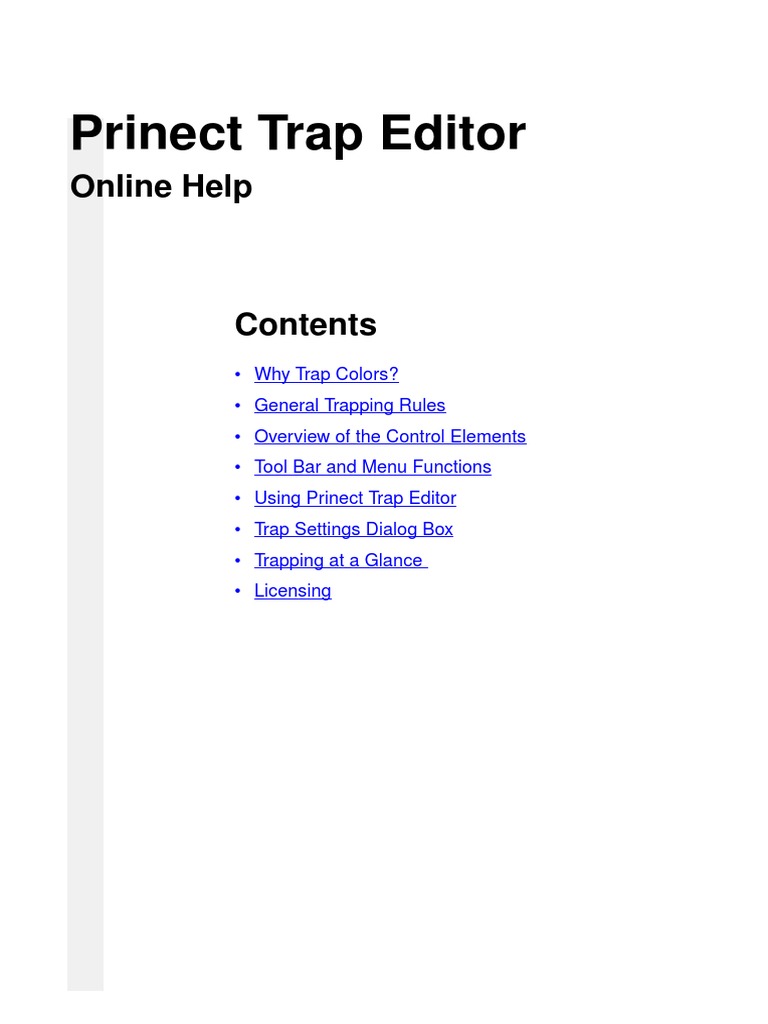 Trap Editor | PDF | Graphic Design | Computing