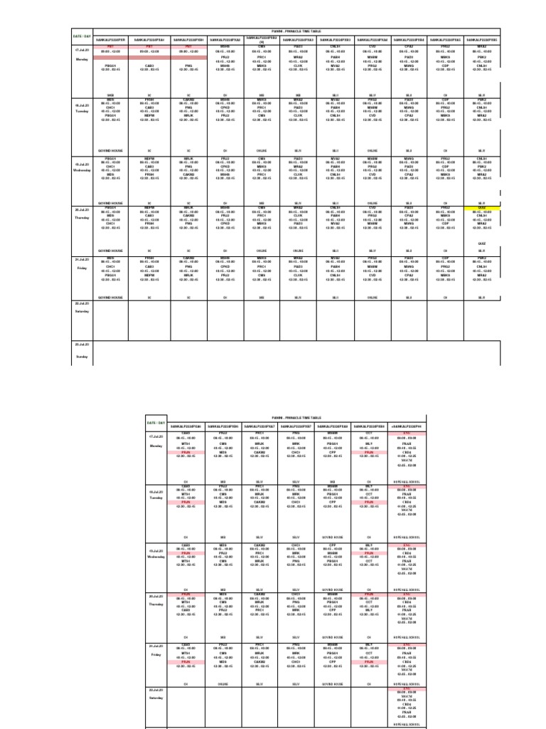 PBT PBT PBT: Date / Day | PDF