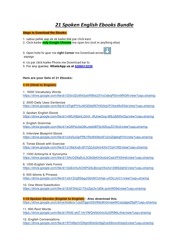 21 Spoken English Ebooks by Success Darpan | PDF | English Language | Language Mechanics
