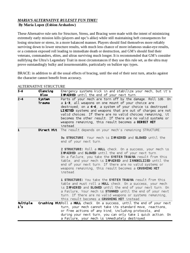 Maria's Lancer Alternative Structure Stress Brace | PDF | Technology ...