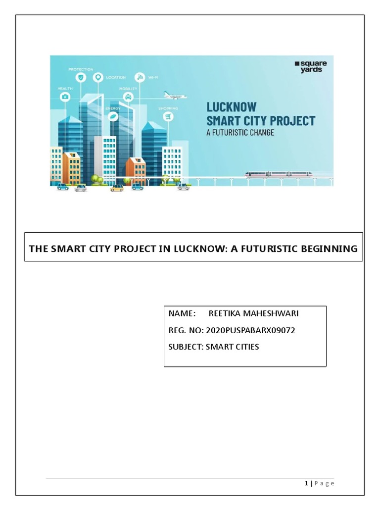Lucknow Smart City Project Overview | PDF | Infrastructure | Surveillance