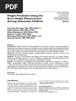Khamis-Roche Formula Coefficients | PDF