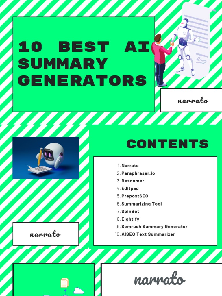 Top 10 AI Summary Tools | PDF