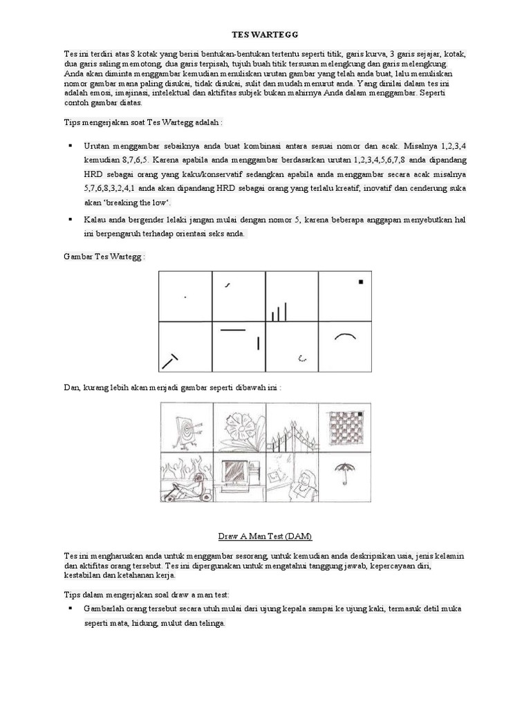 Tes Wartegg | PDF