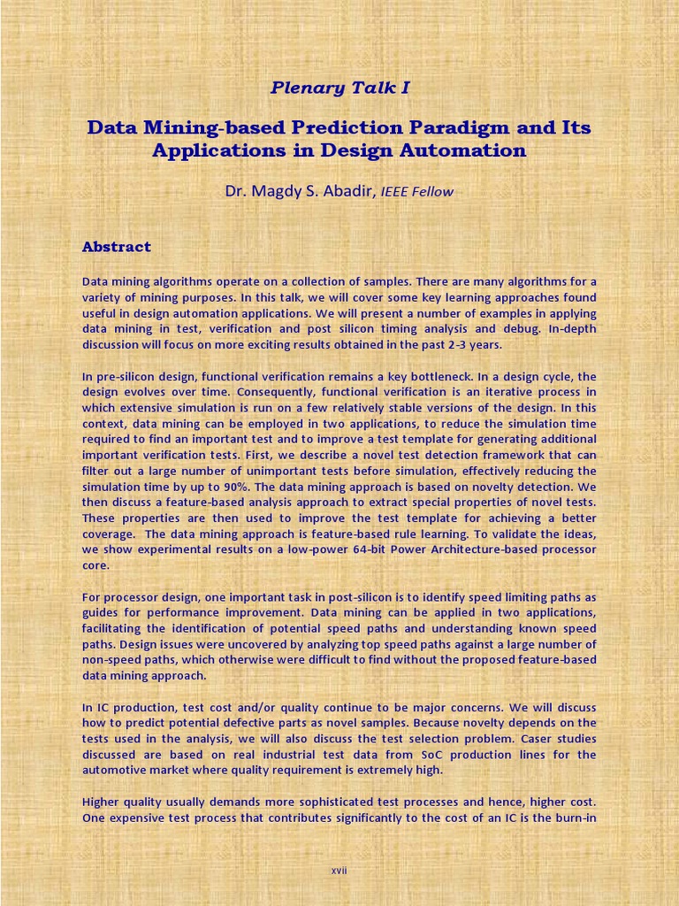 Data Mining-Based Prediction Paradigm and Its | PDF | Data Mining ... Data Mining-Based Prediction Paradigm and Its | PDF | Data Mining ...