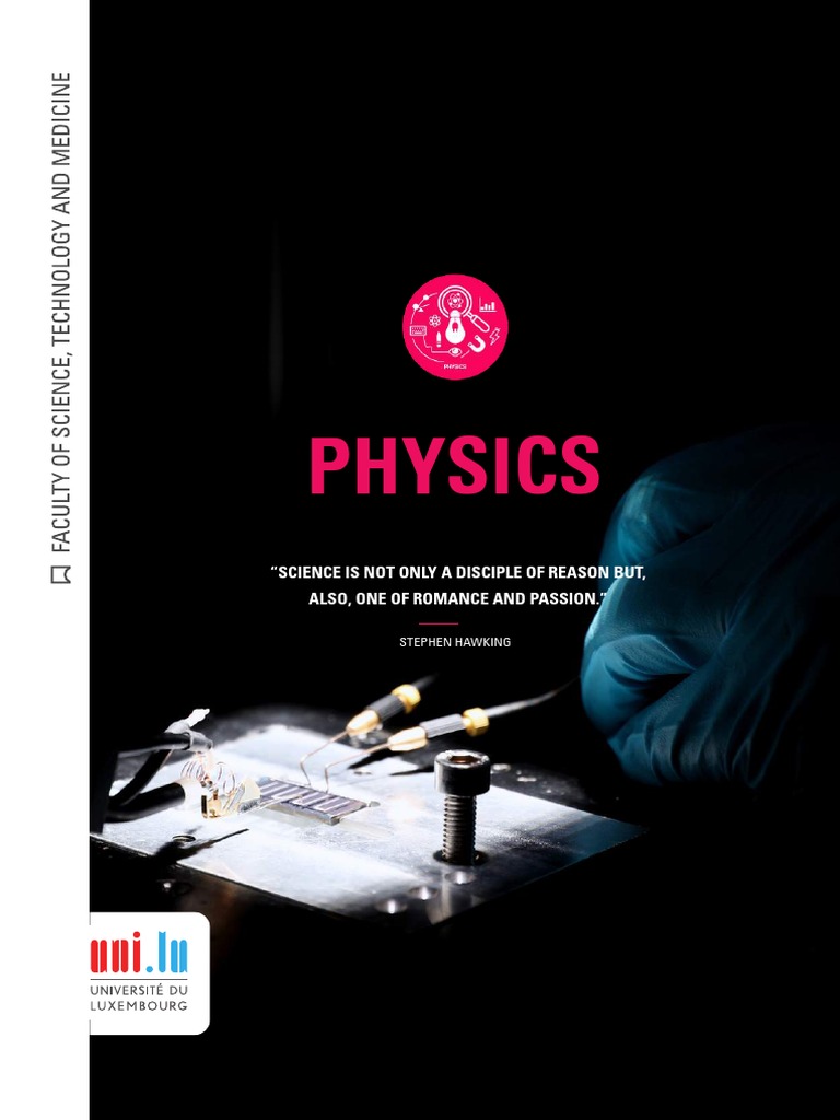 Brochure Physics 03 2022-Compressé | PDF | Physics | Bachelor's Degree
