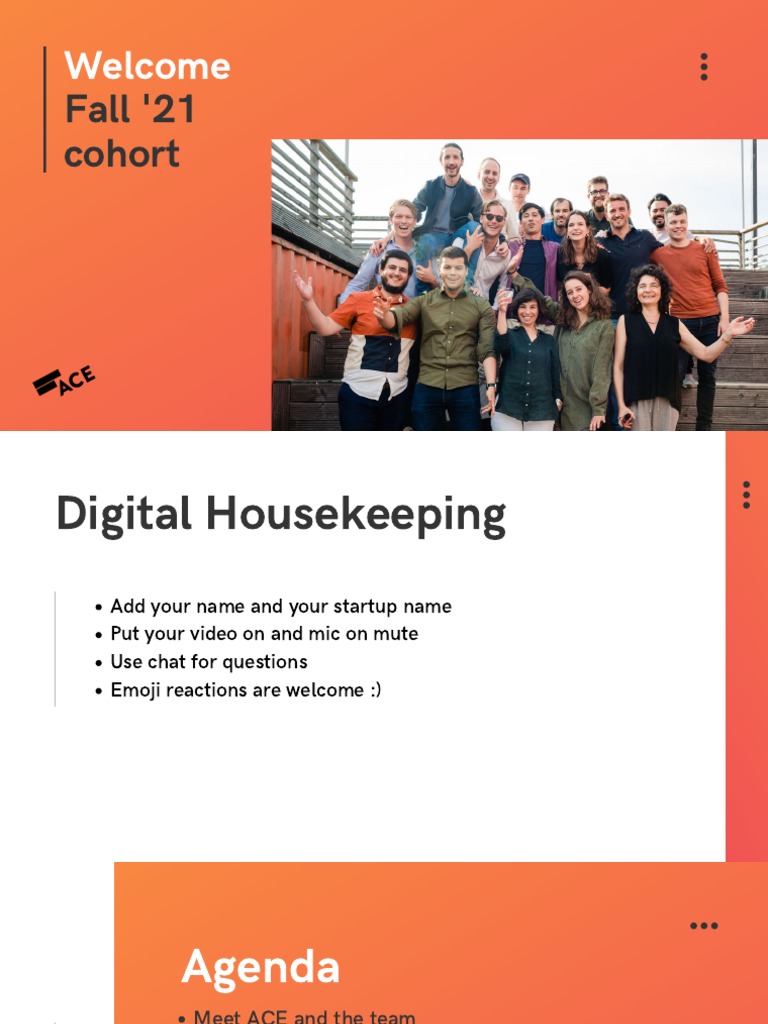 ACE Incubator November 2021 Cohort Guide | PDF | Startup Company ...