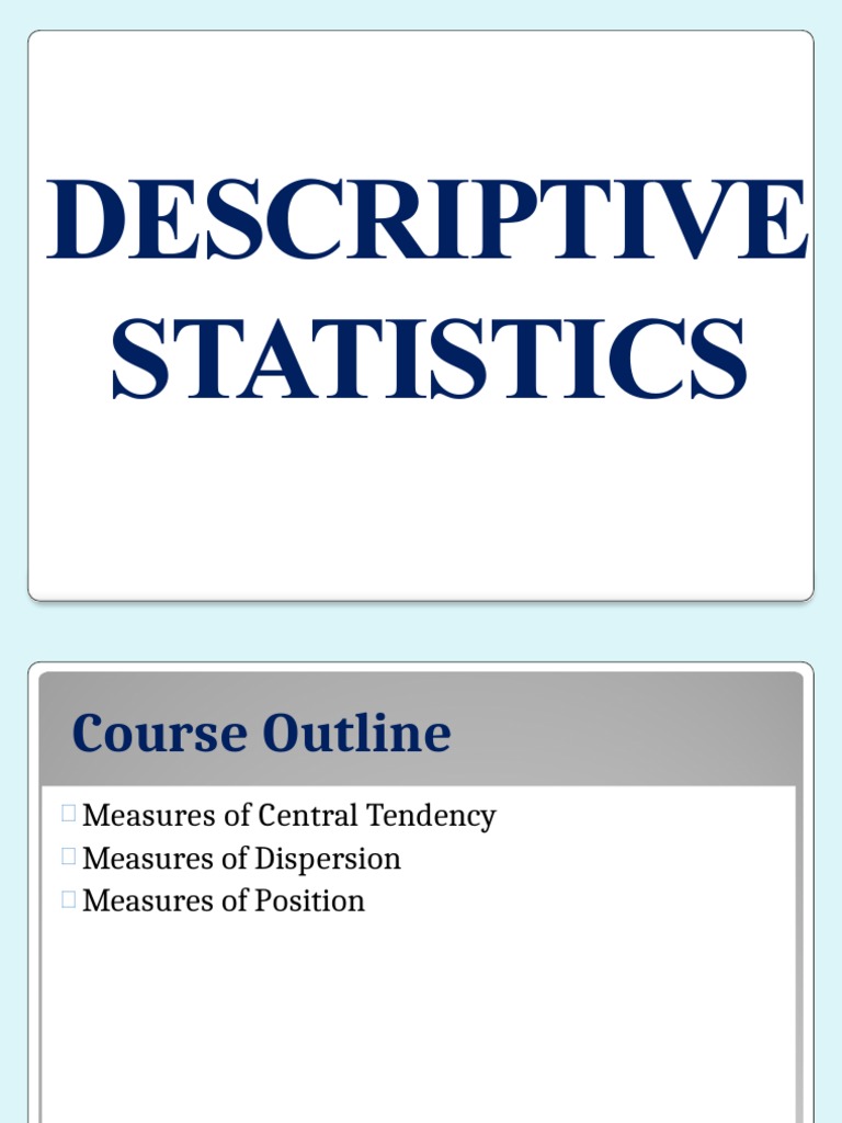 Understanding Descriptive Statistics | PDF | Descriptive Statistics | Arithmetic Mean