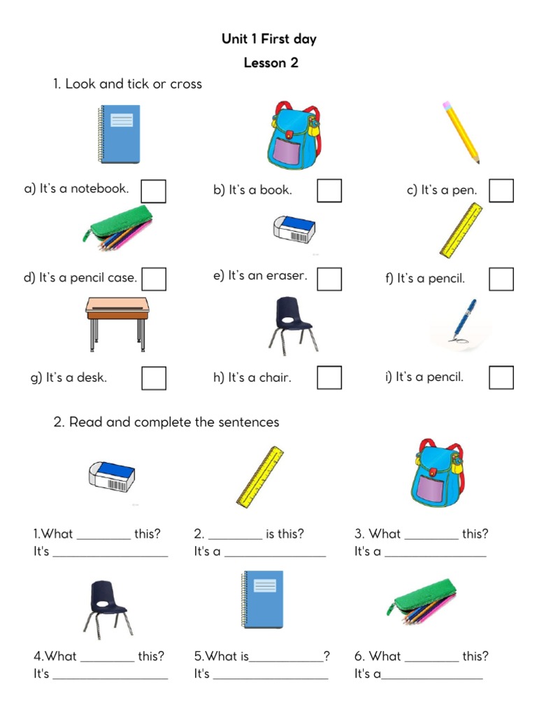 Everybody Up 1 - Unit 1 | PDF