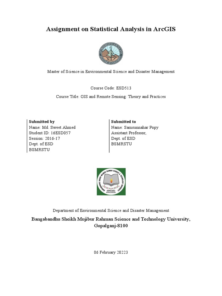 Geostatistical Analysis Pdf Spatial Analysis Data Analysis