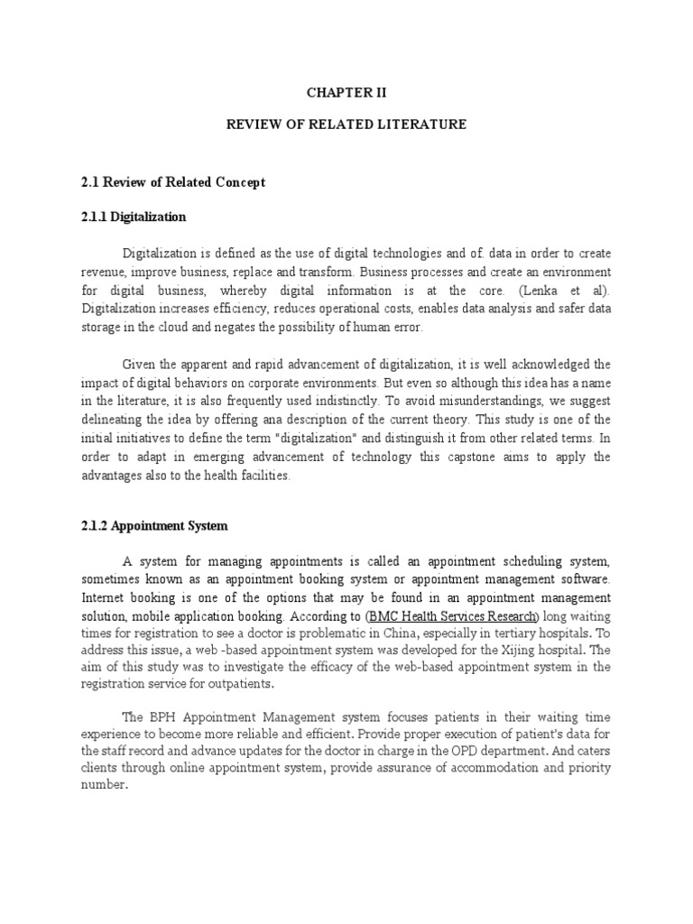 Web Based Appointment Management System For Out Patient Department ...