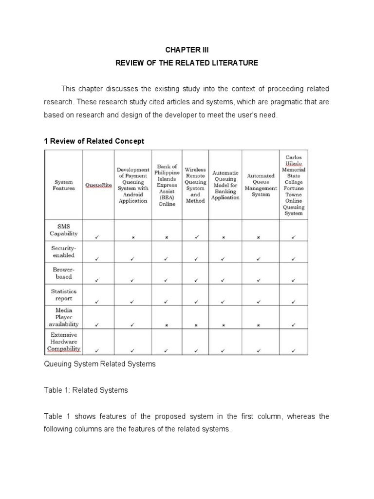 RRL Updated and Fixed Version | PDF | Scheduling (Computing) | Point Of ...