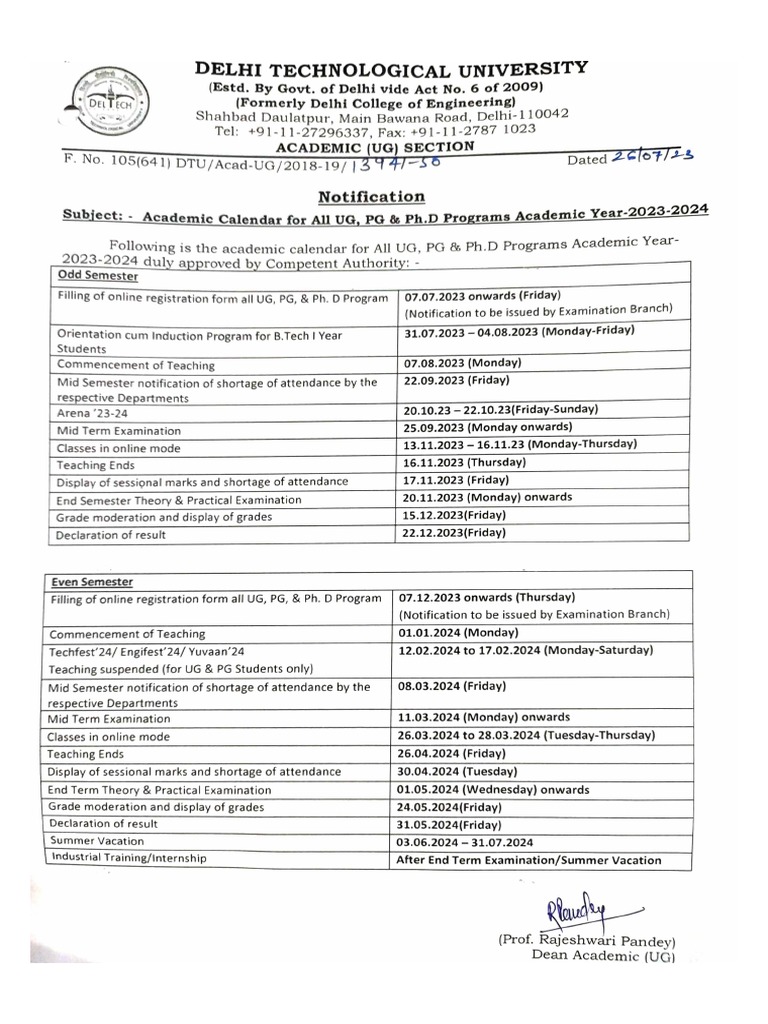 Academic Cal 23 24 Both | PDF