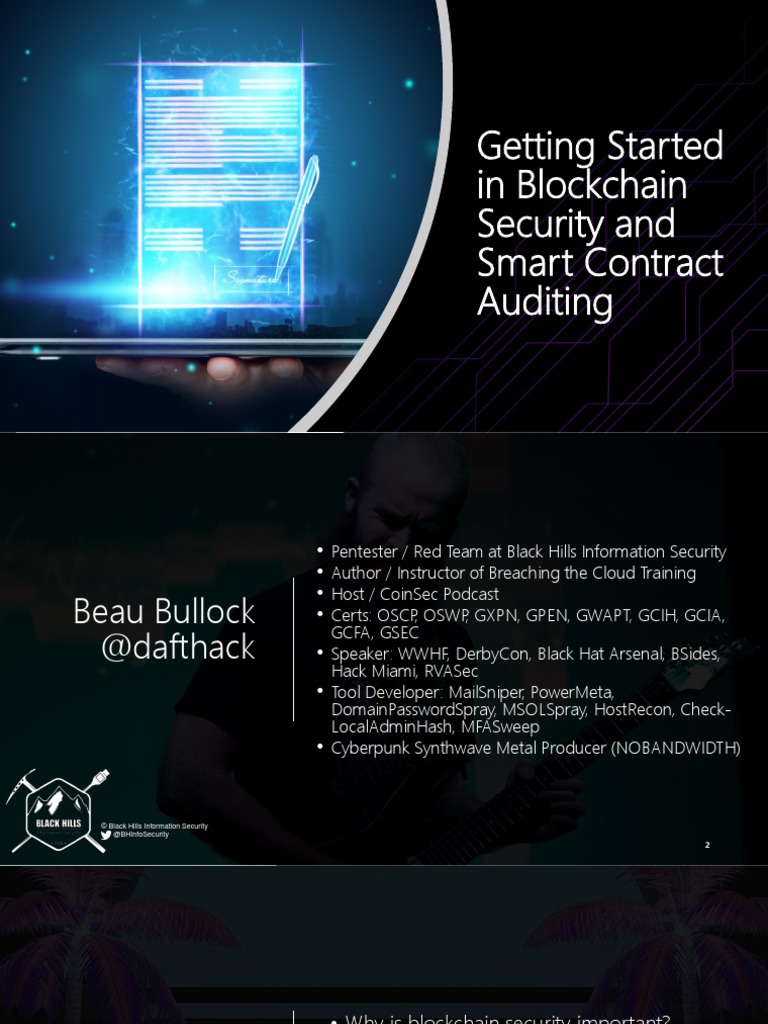 Getting Started in Blockchain Smart Contract Security 1631204135 | PDF | Information Technology ...