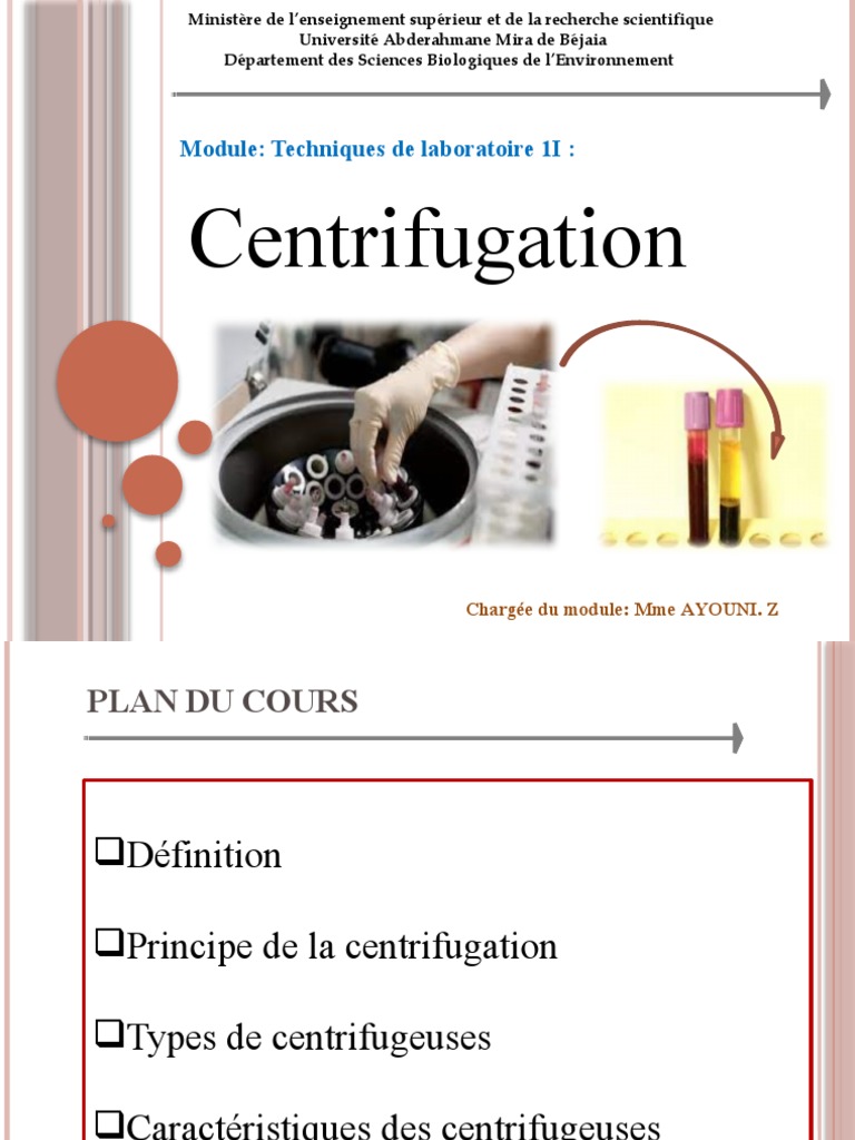 Centrifugation | PDF