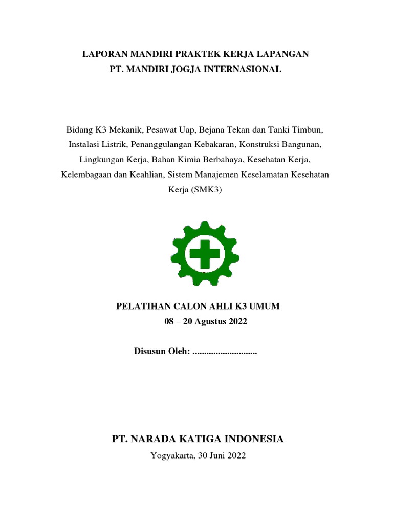 Contoh Laporan Individu | PDF